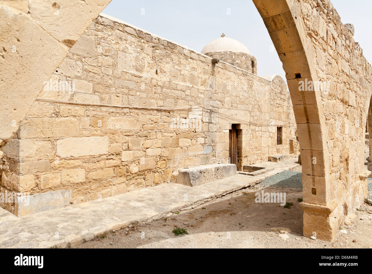 Cyprus, Kouklia - The church of Panagia Katholiki Stock Photo - Alamy