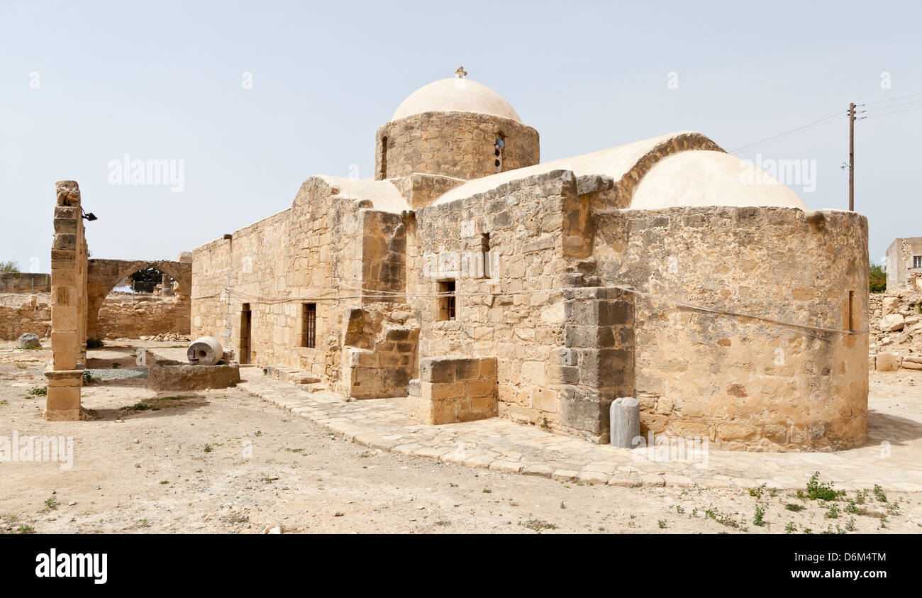 Cyprus, Kouklia - The church of Panagia Katholiki Stock Photo - Alamy