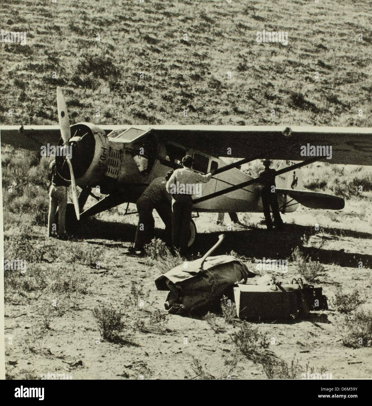 Bill Monday's Ryan Brougham is a notable 1920s biplane used for early ...