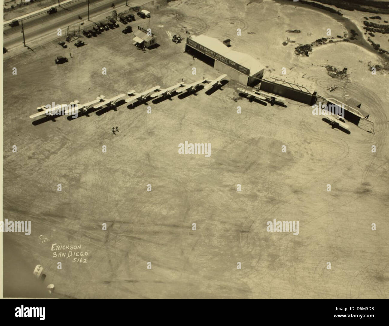 Ryan Airfield, located at Dutch Flats, was a key location for aircraft ...