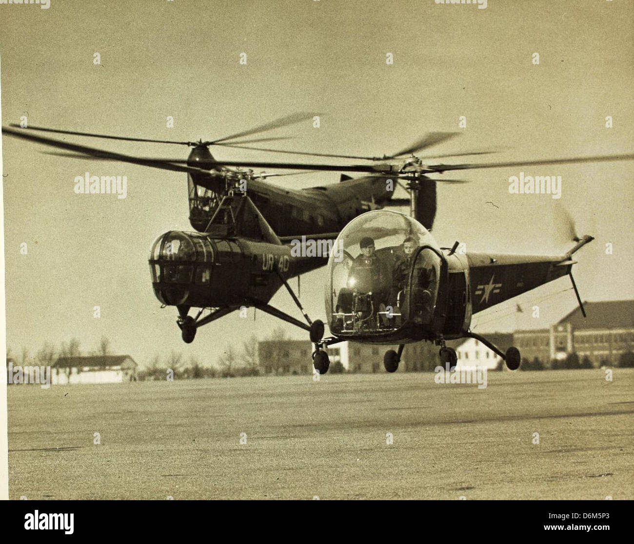 This photo from December 1948 shows the HOS-1, HO3S, and HRP ...