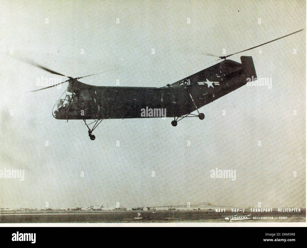 The Navy HRP-2, developed by Piasecki Helicopter Corporation, is a ...