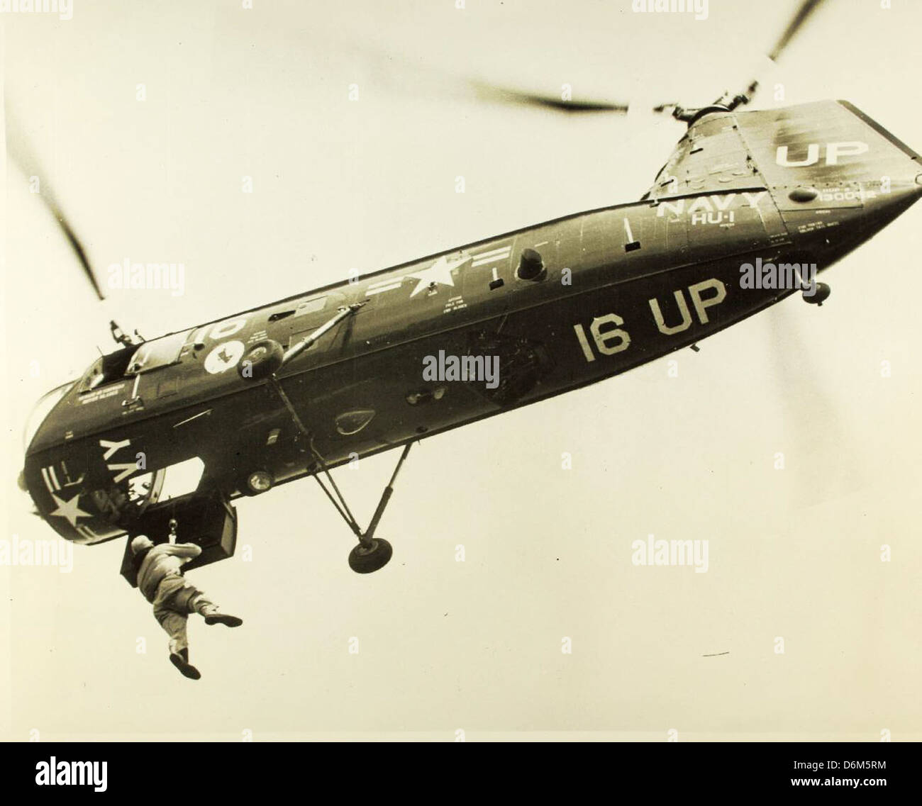 This photograph shows a HUP-2 helicopter from HU-1, a U.S. Navy ...