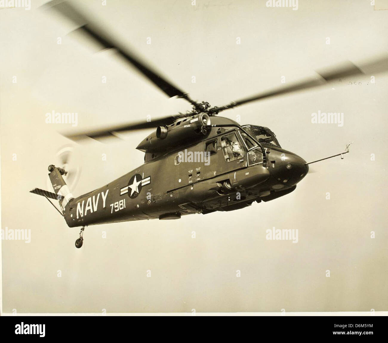 The UH-2C, BuNo 147981, is a model of helicopter used by the U.S ...