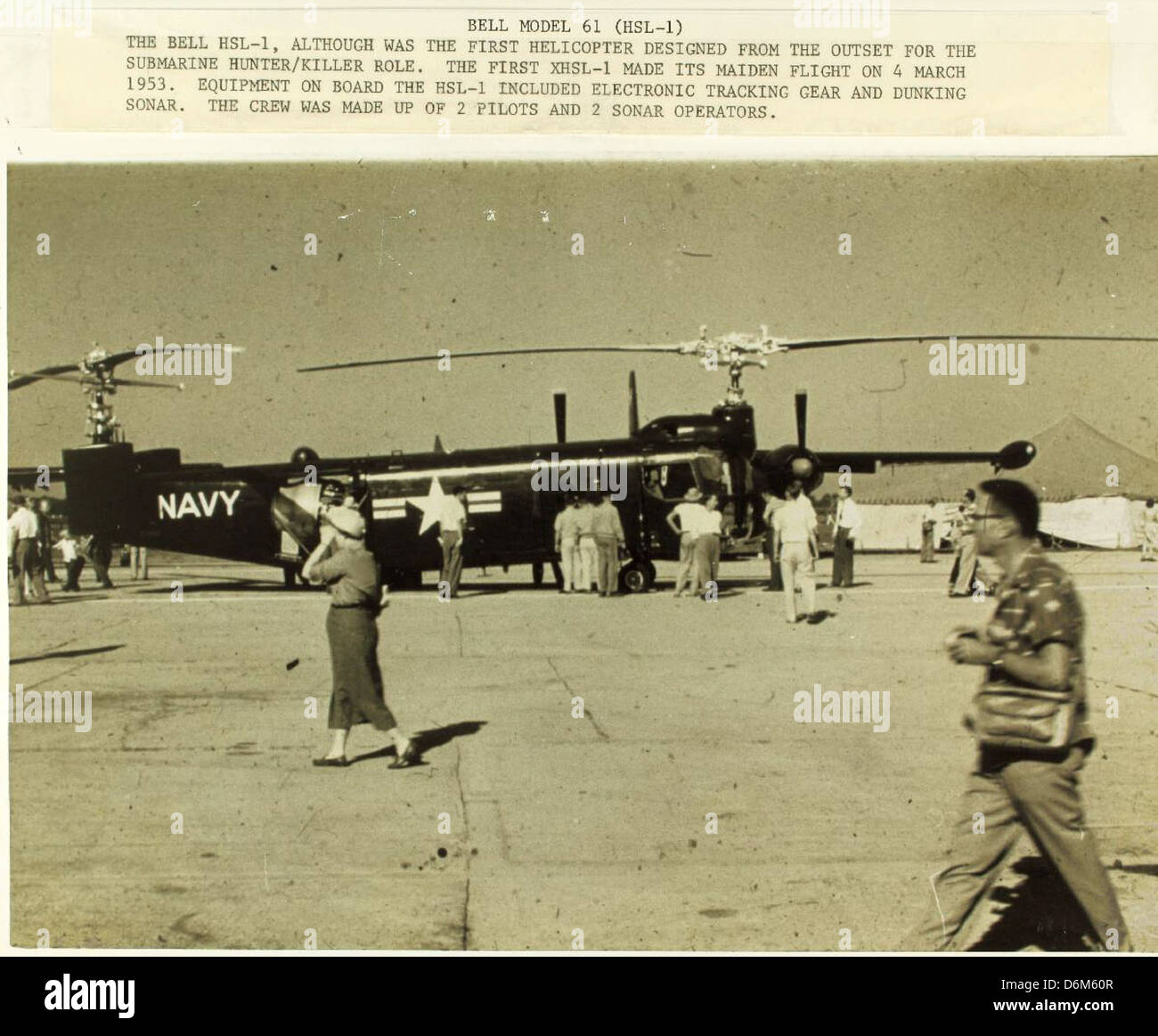 The Bell Model 61, also known as the HSL-1, was a significant naval ...