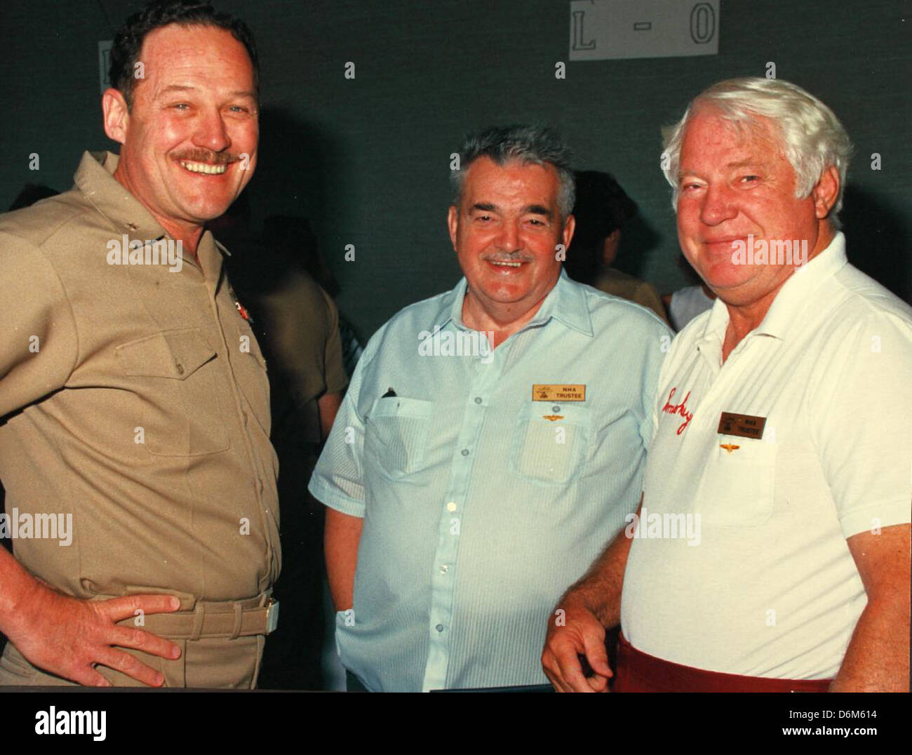 This image highlights the helicopter pioneers and dignitaries who ...