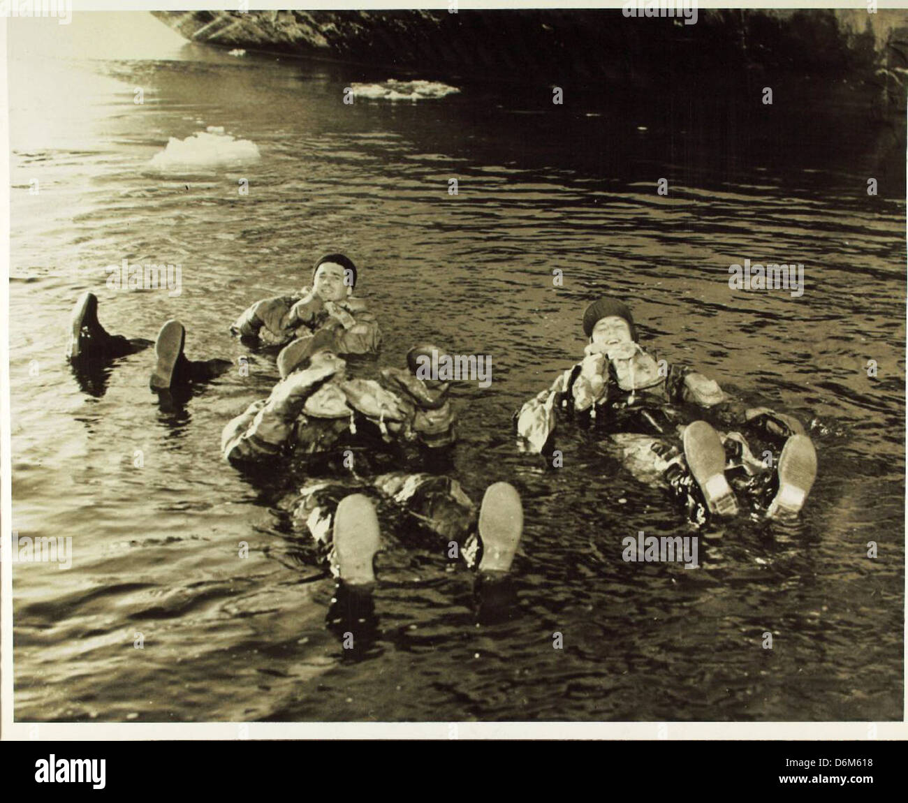 The HU-1 helicopter from Det. 27 was deployed in a 1955 Arctic cruise ...