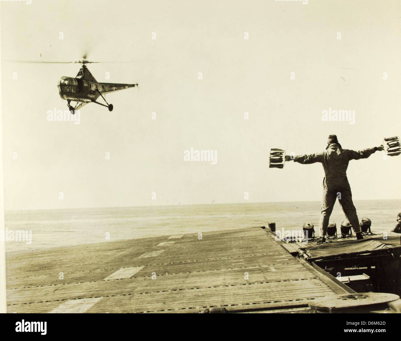 This image shows the HO3S helicopter from HU-1, which was used for ...