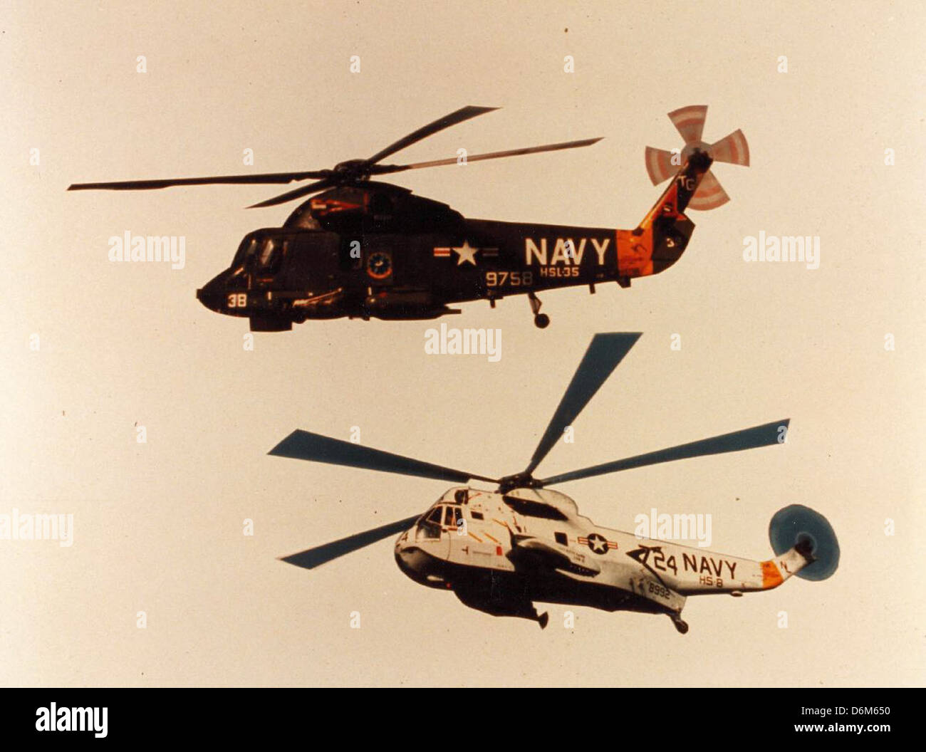 This photograph captures two H-2 aircraft in flight, showcasing the ...