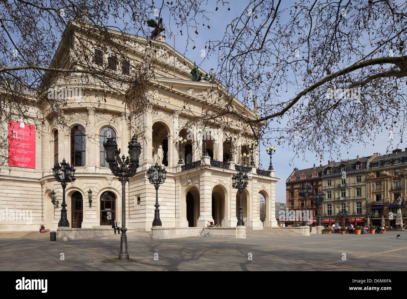 Frankfurt am Main, Germany, opera at the Opera Place Stock Photo - Alamy