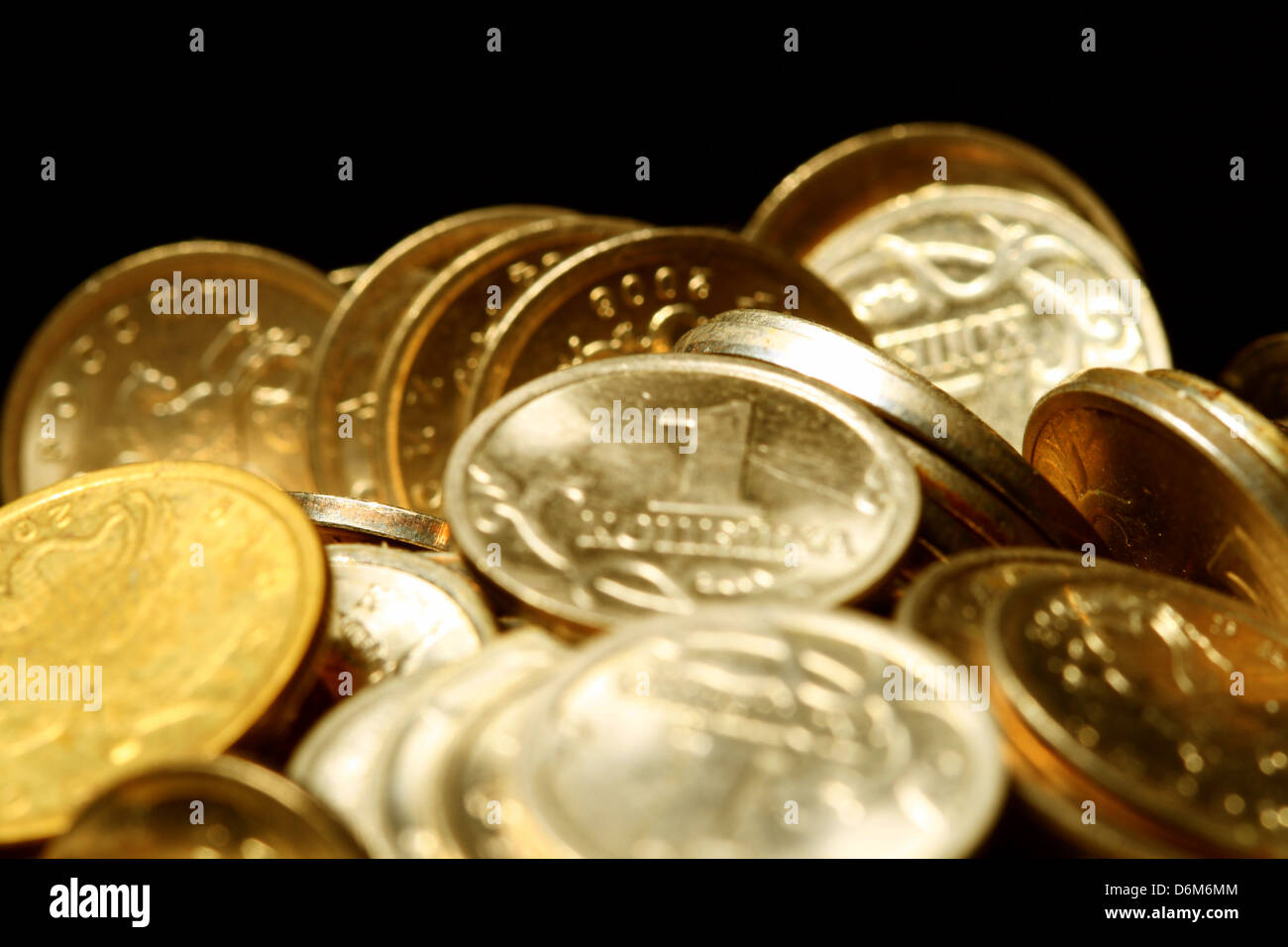 coins macro close up cash background Stock Photo - Alamy
