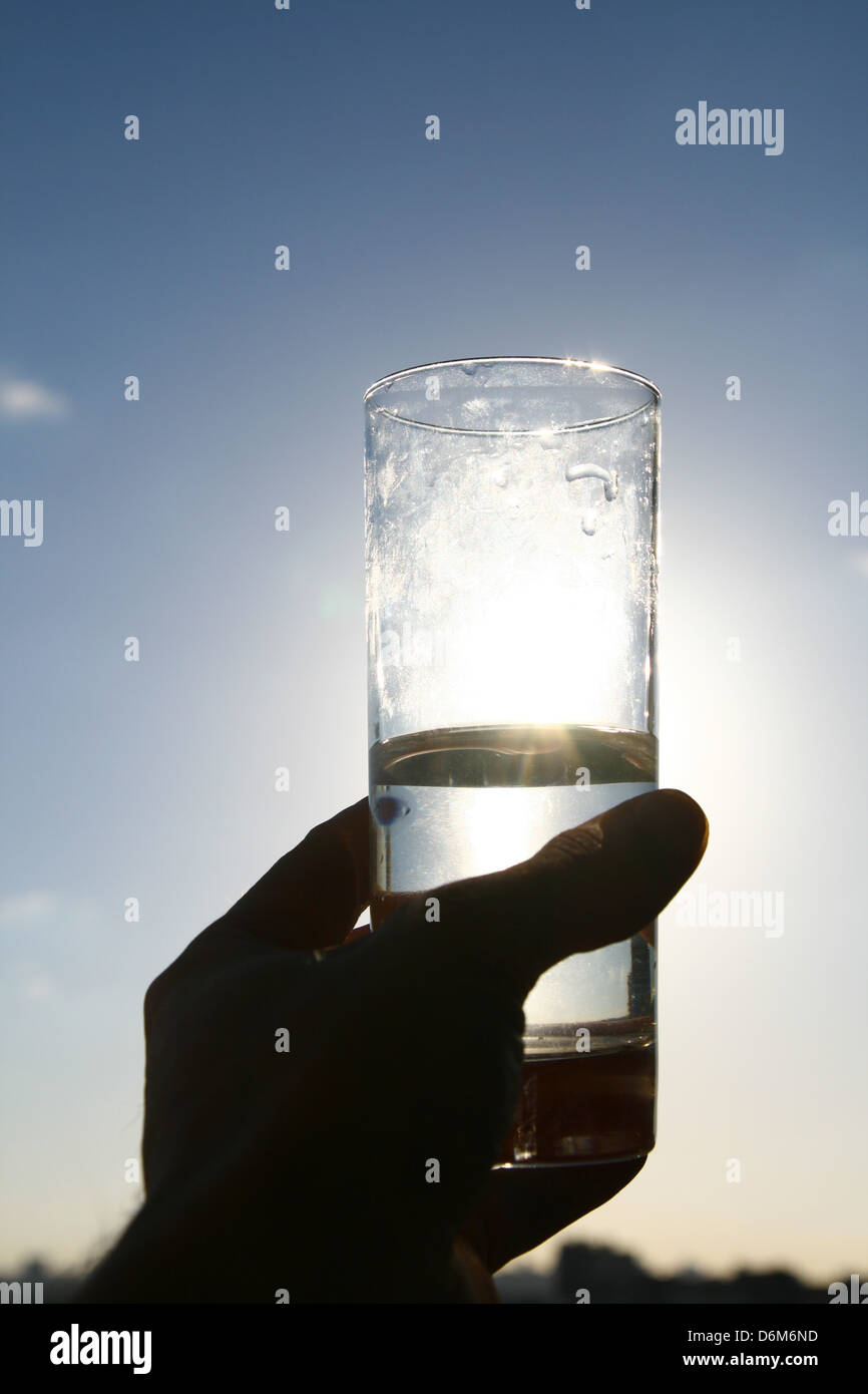 cold morning drink in glass Stock Photo - Alamy