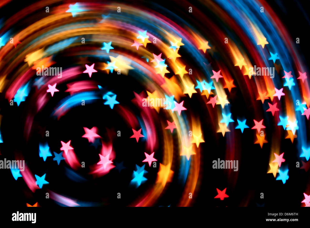 abstract disco colored stars motion background Stock Photo - Alamy