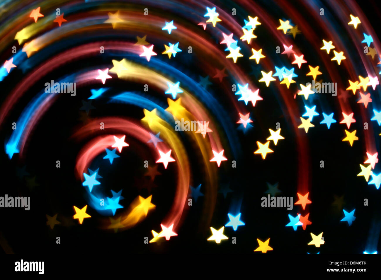 abstract disco colored stars motion background Stock Photo - Alamy