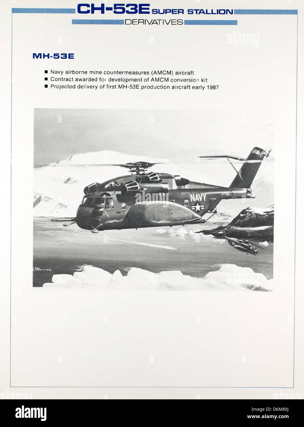 Advertisement for MH-53E NHHS Photo Stock Photo - Alamy Advertisement for MH-53E NHHS Photo Stock Photo - Alamy