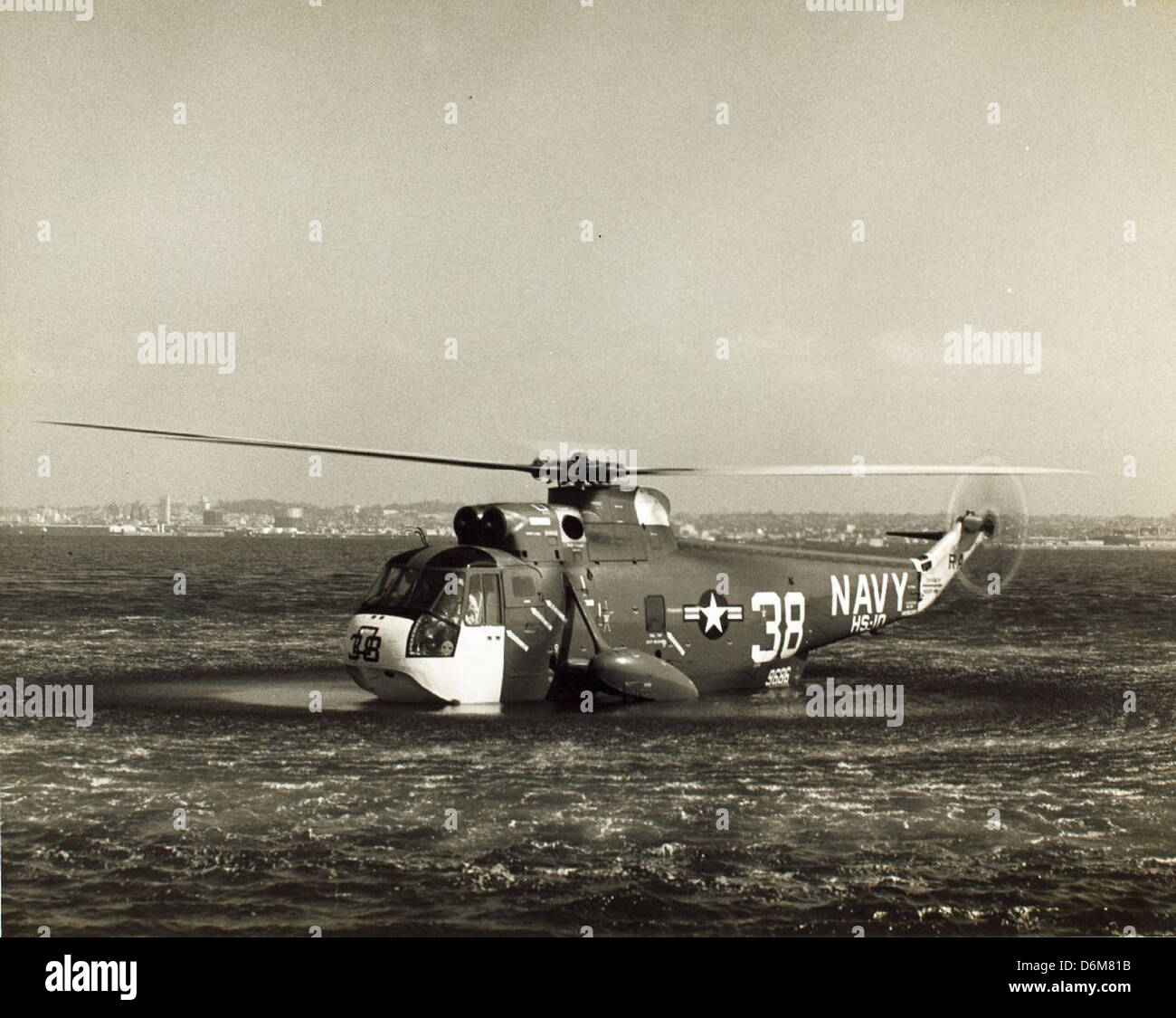 On May 1, 1963, the SH3-A helicopter of HS-10 performed its 500th water ...