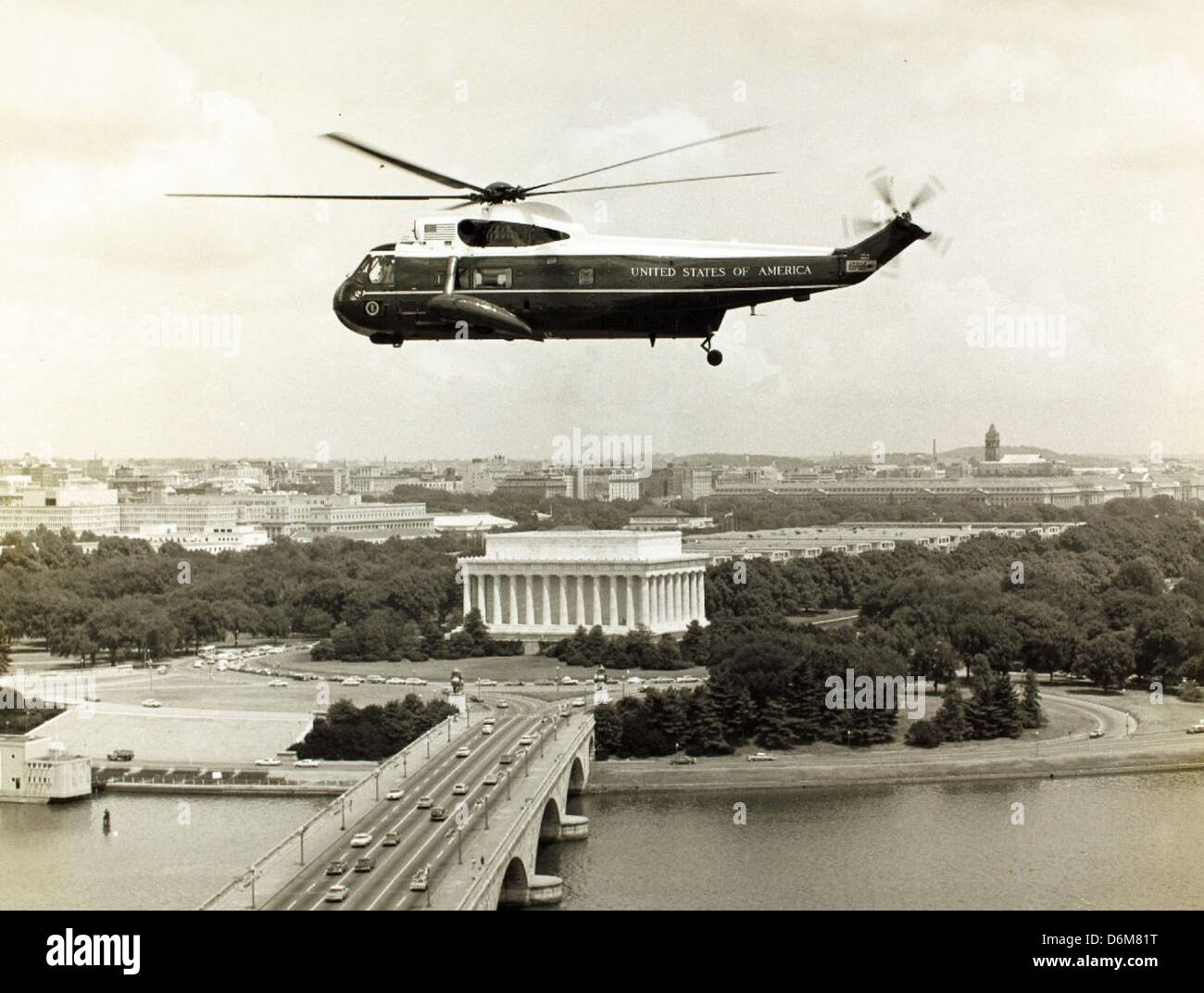 The US Government H-3 helicopter was used by the military for various ...