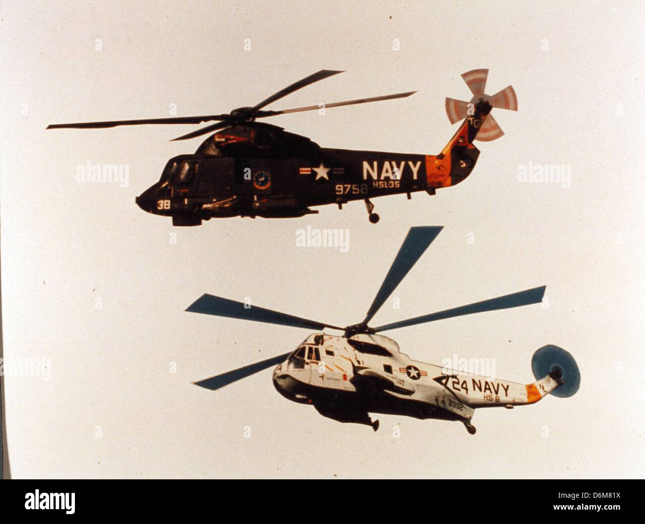 (2) Navy H-3 -HSL-35 and HS-8 NHHS Photo Stock Photo - Alamy