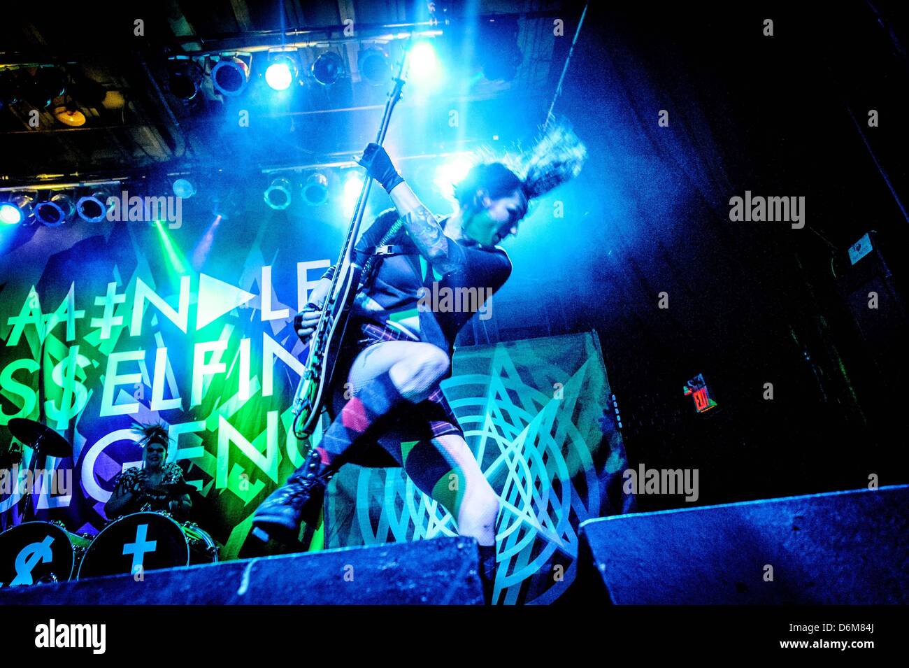 Toronto Ontario Canada 19th April 2013 Lyn Z Bassist For American Band Mindless Self