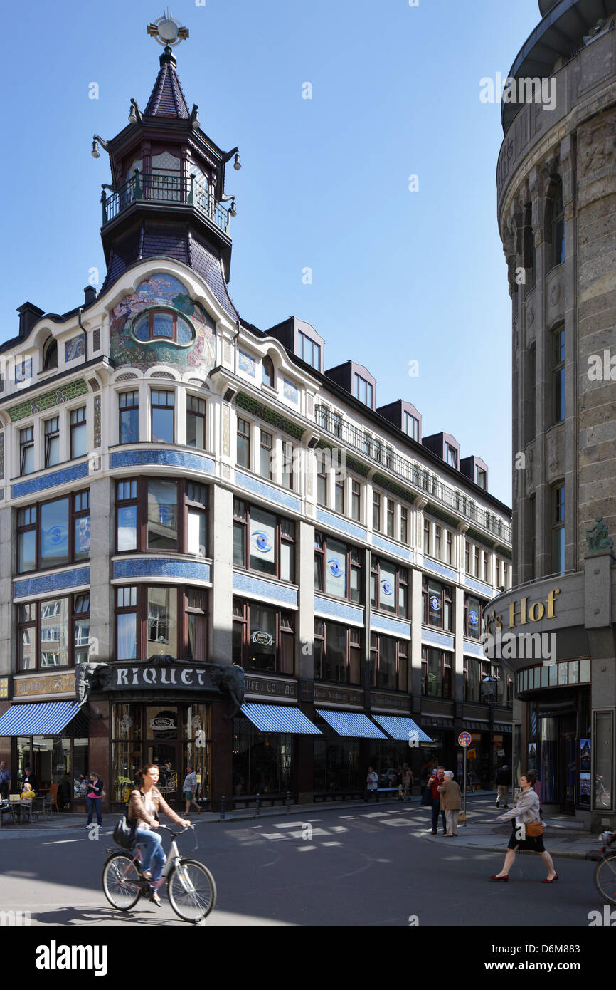 Leipzig, Germany, the cafe-Riquet in Leipzig Stock Photo - Alamy
