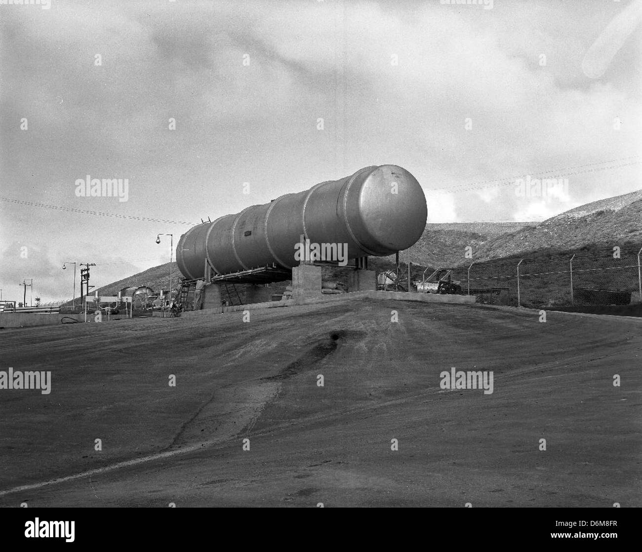 The Drop Test Tower at the Point Loma Facility was used for testing ...