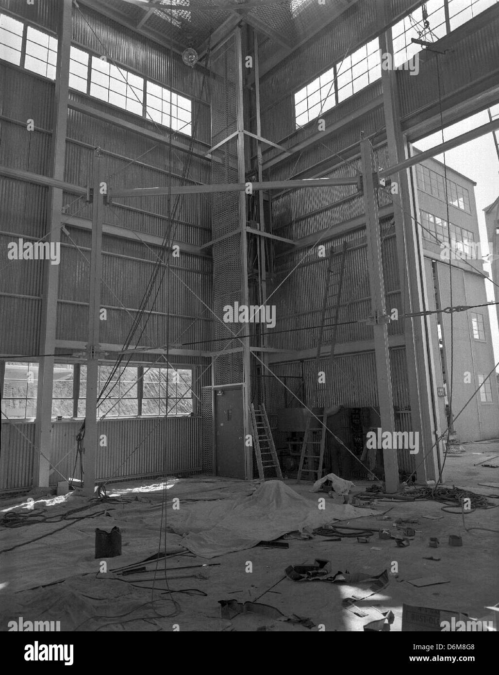 The Drop Test Tower at the General Point Loma Facility is used for ...