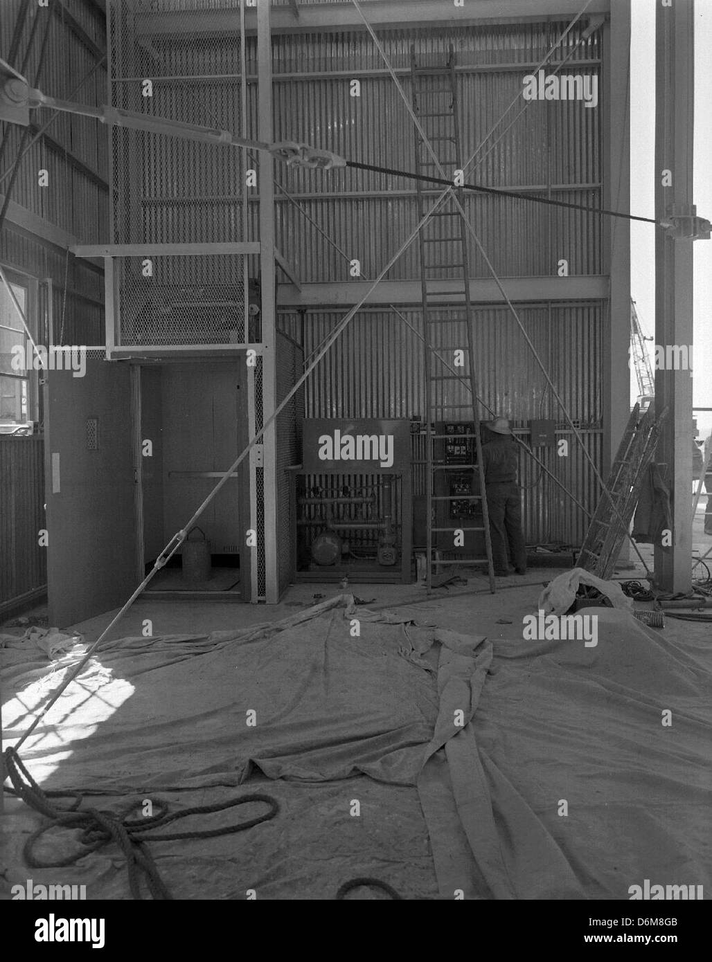 The Point Loma Drop Test Tower is used for testing mechanisms in ...