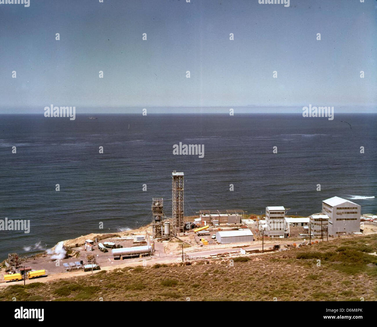 This aerial view shows the Point Loma Test Facility, which was ...