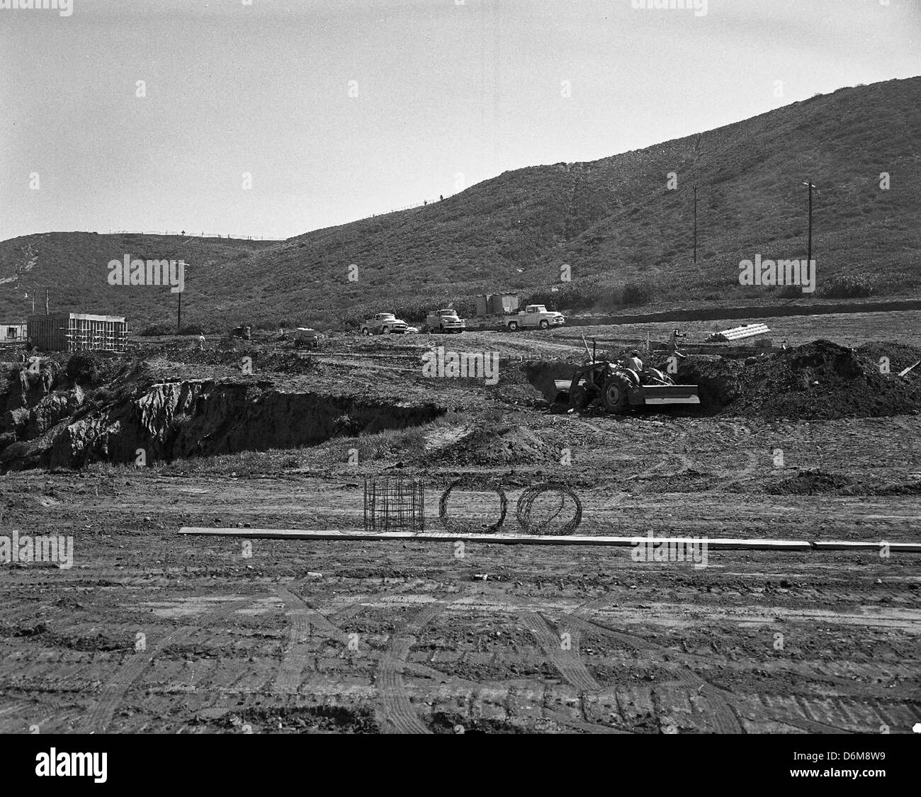 New construction site Black and White Stock Photos & Images - Alamy