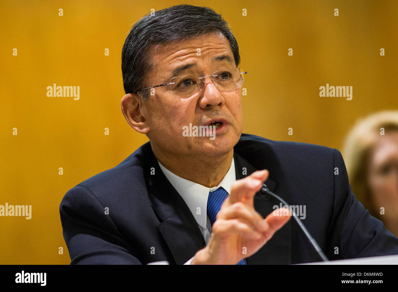 United States Secretary of Veterans Affairs (VA) Eric Shinseki Stock ...