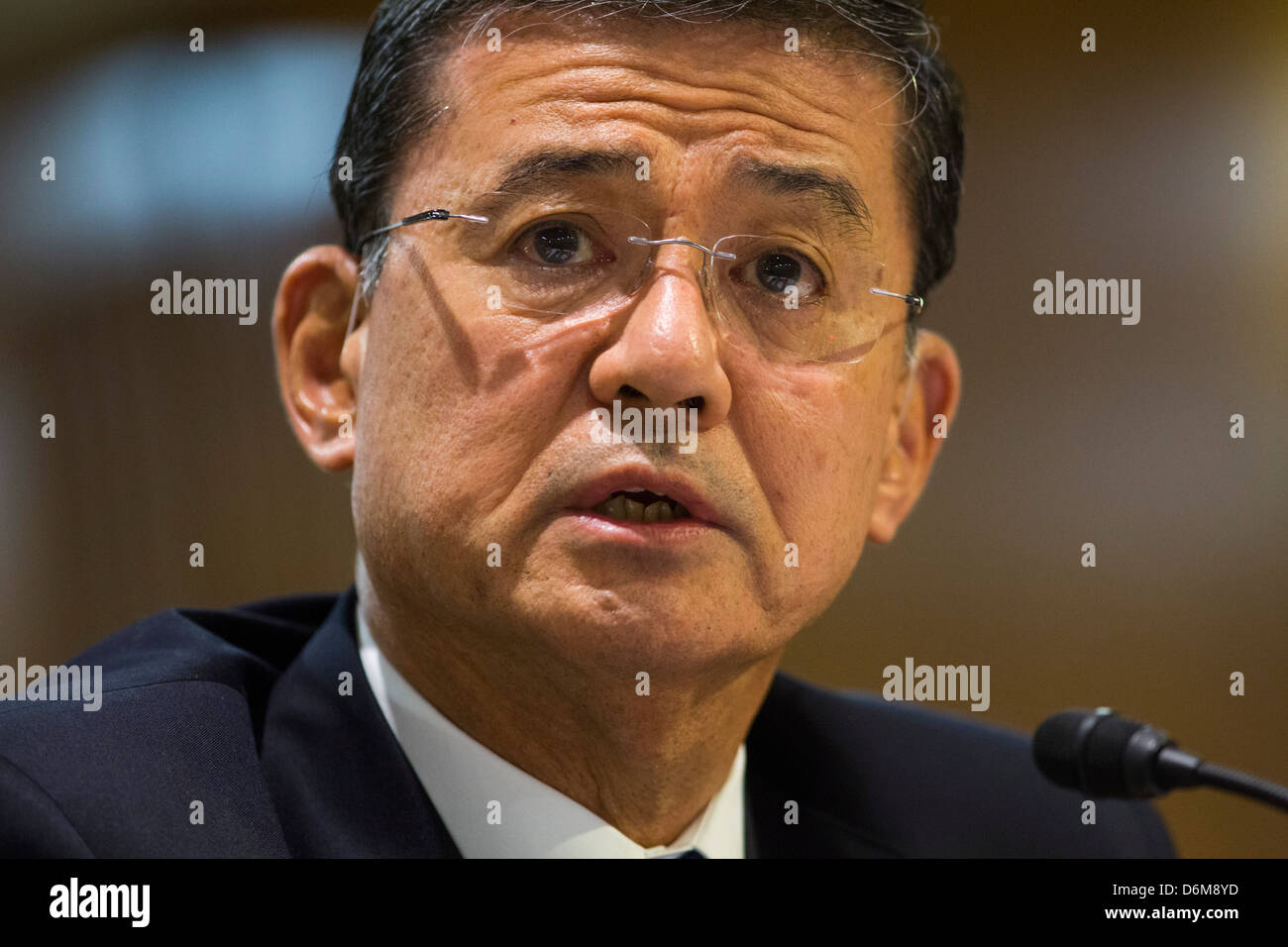 United States Secretary of Veterans Affairs (VA) Eric Shinseki Stock ...