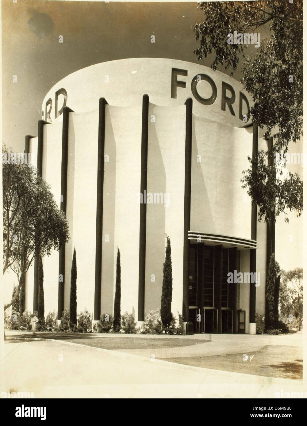 The Ford Building, a key structure at the California Pacific Exposition ...