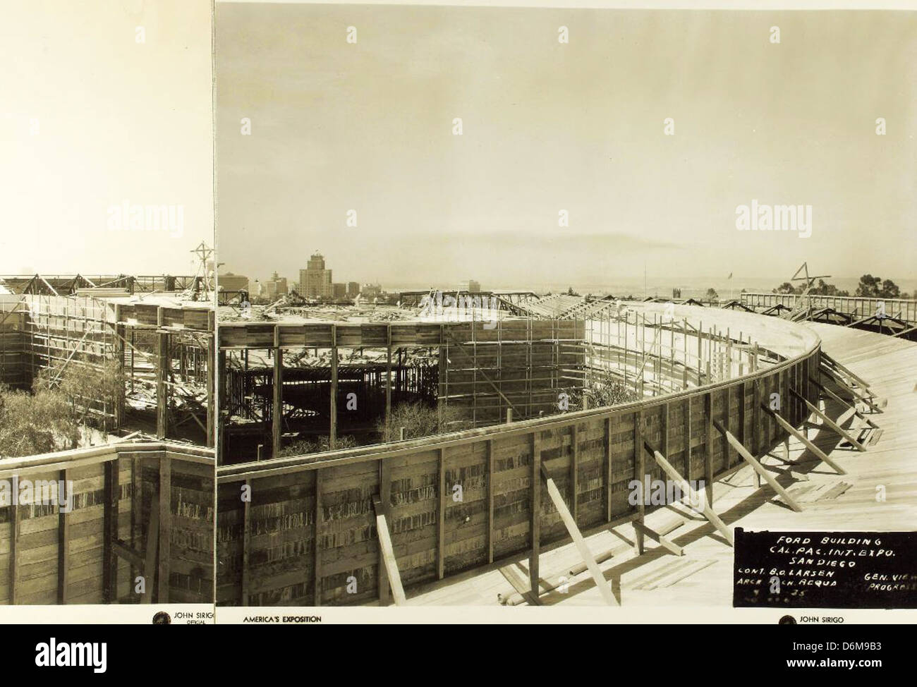 The Ford Building, located at the California Pacific Exposition, is a ...