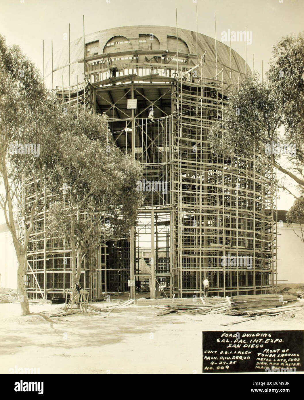 The Ford Building at the California Pacific Exposition in San Diego ...