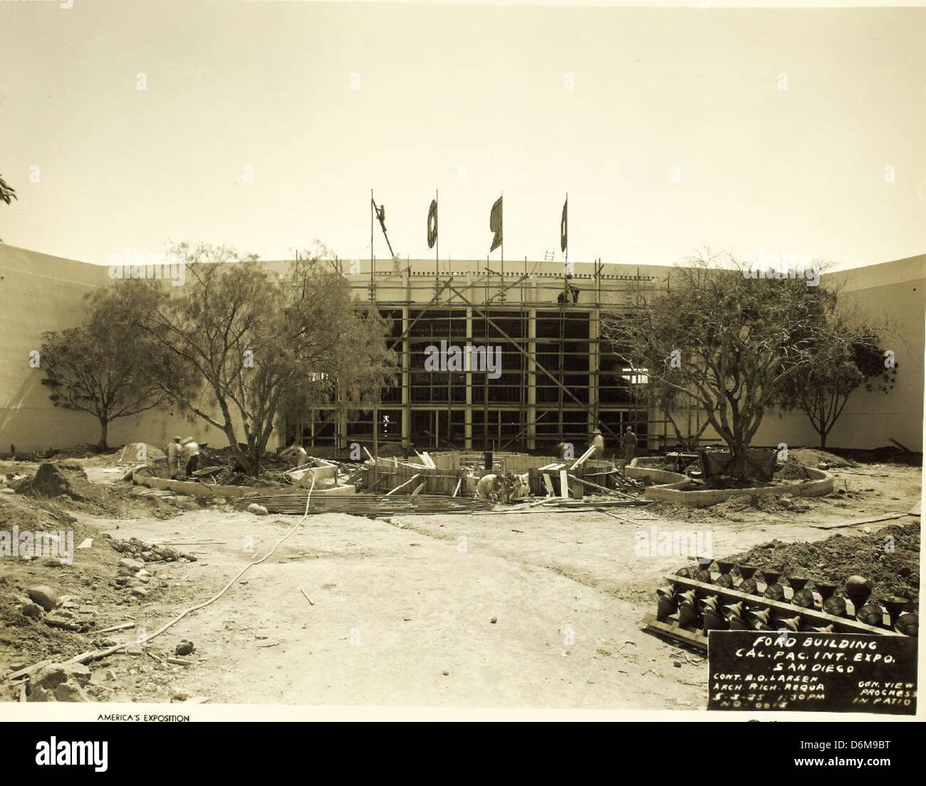 The Ford Building was one of the prominent structures at the California ...