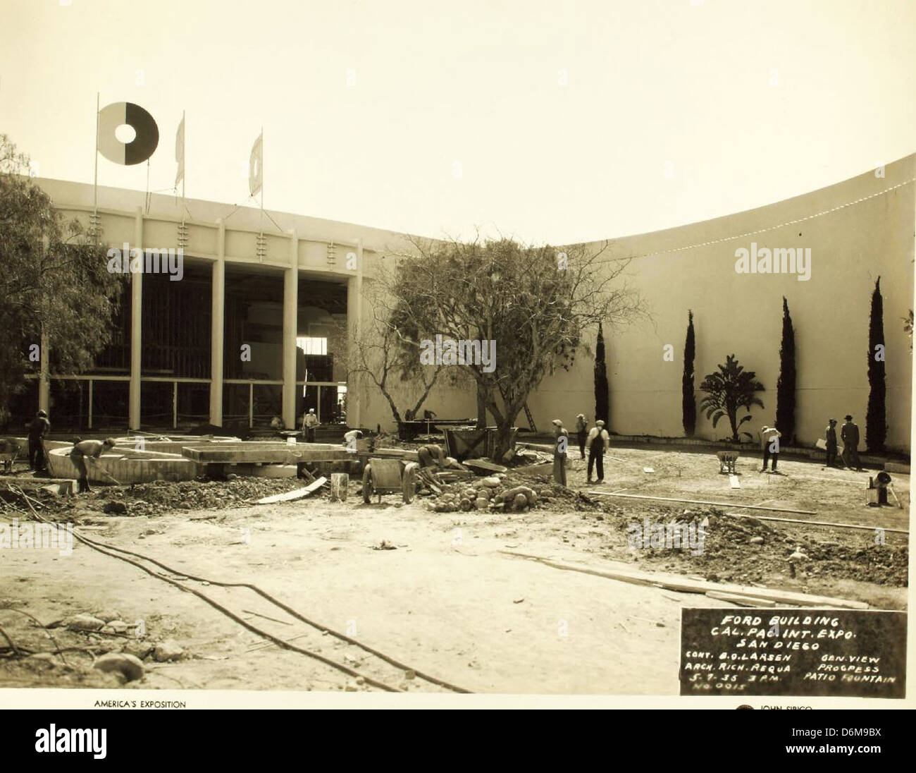 The Ford Building was part of the California Pacific Exposition held in ...