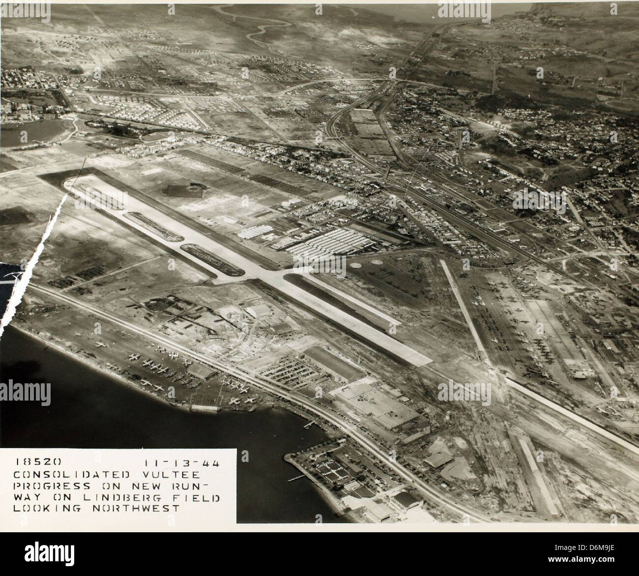 This image documents the operations of Ryan Aeronautical at Lindbergh ...