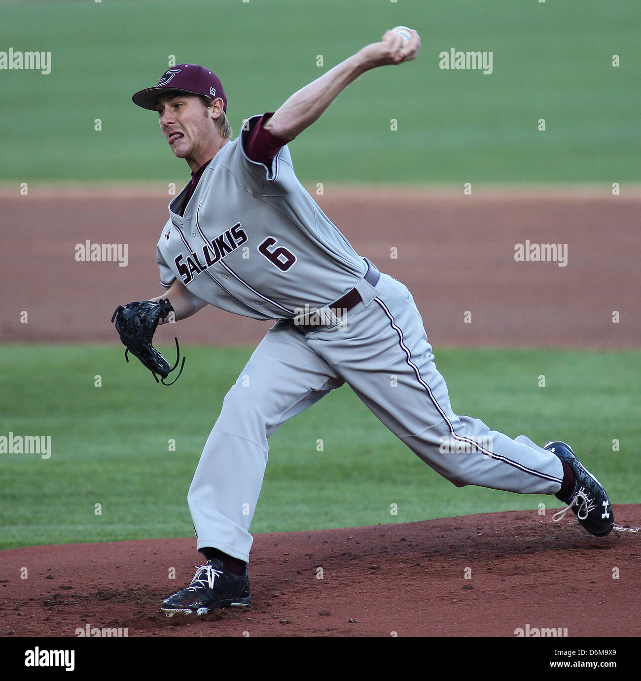 Omaha, Nebraska, USA. 19th April, 2013. Cody Forsythe #6 of Southern ...