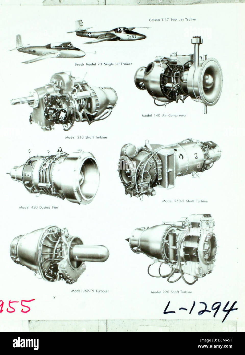 This photo features engines produced by Continental Motors, showcasing ...
