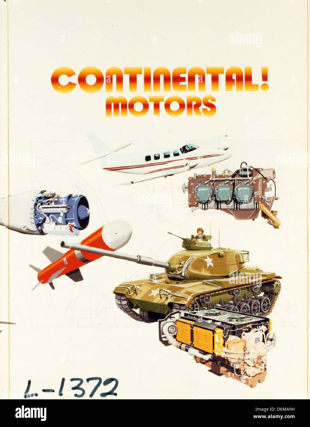 Continental Motors Photo/engine uses Stock Photo - Alamy