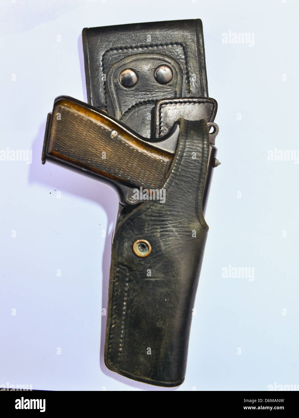 Original Browning high power 9mm pistol and it's original Len Dixon ...