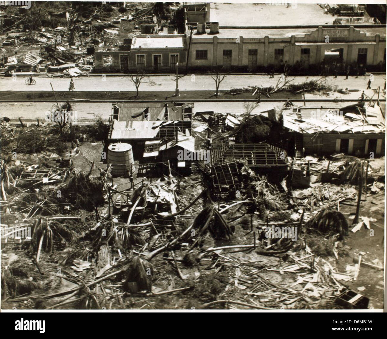 This photo taken from a Navy P5M Marlin on September 30, 1955, shows ...