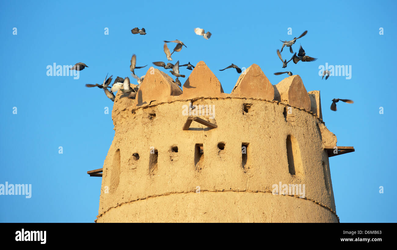 A tower at Al Jahili Fort (aka Al Jahli Fort), one of the UAE’s most ...
