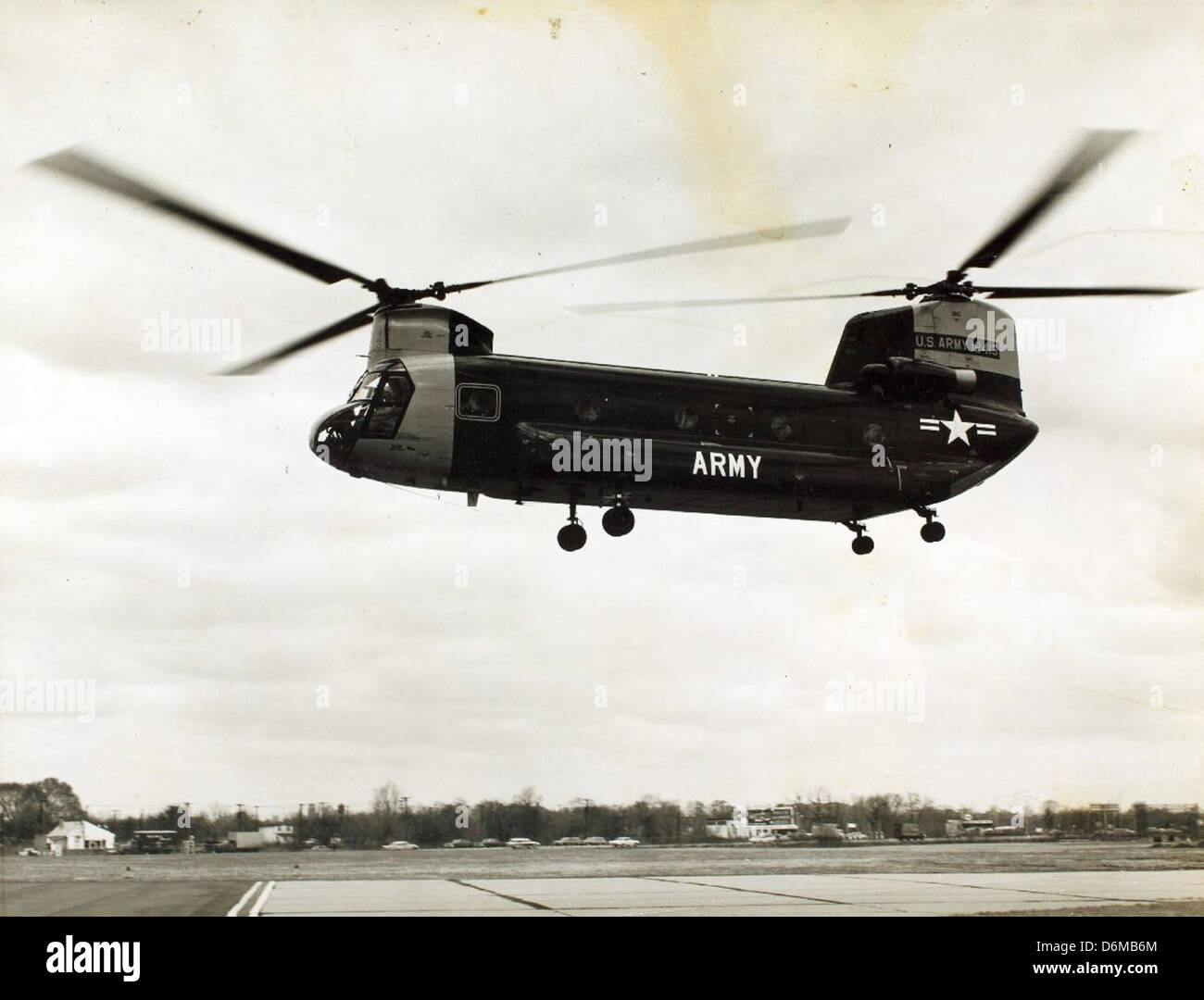 A U.S. Army Chinook helicopter is pictured in this historical ...