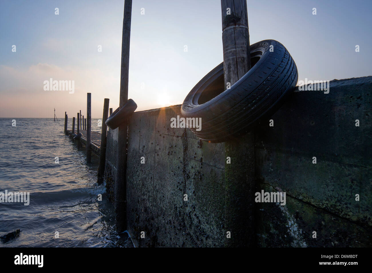 seaside coast pier jetty promenade Stock Photo - Alamy