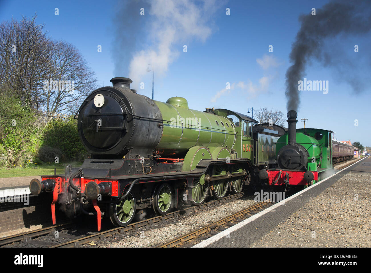 Lner b12 8572 steam locomotive hi-res stock photography and images - Alamy