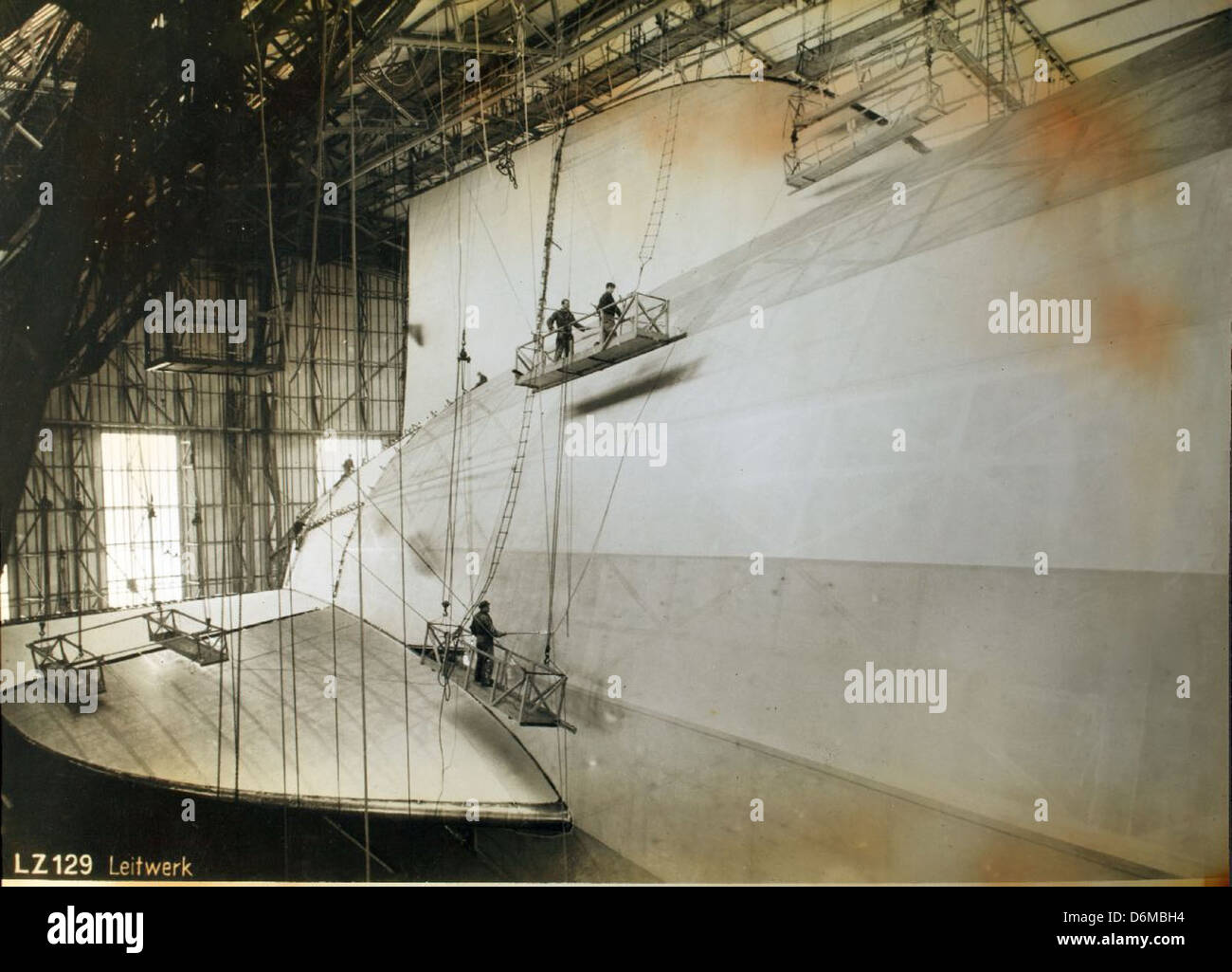 The Zeppelin Hindenburg was a German airship that tragically caught ...