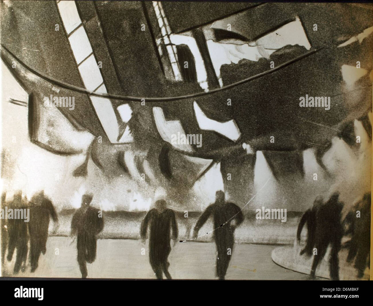 The Hindenburg was a German rigid airship that tragically caught fire ...