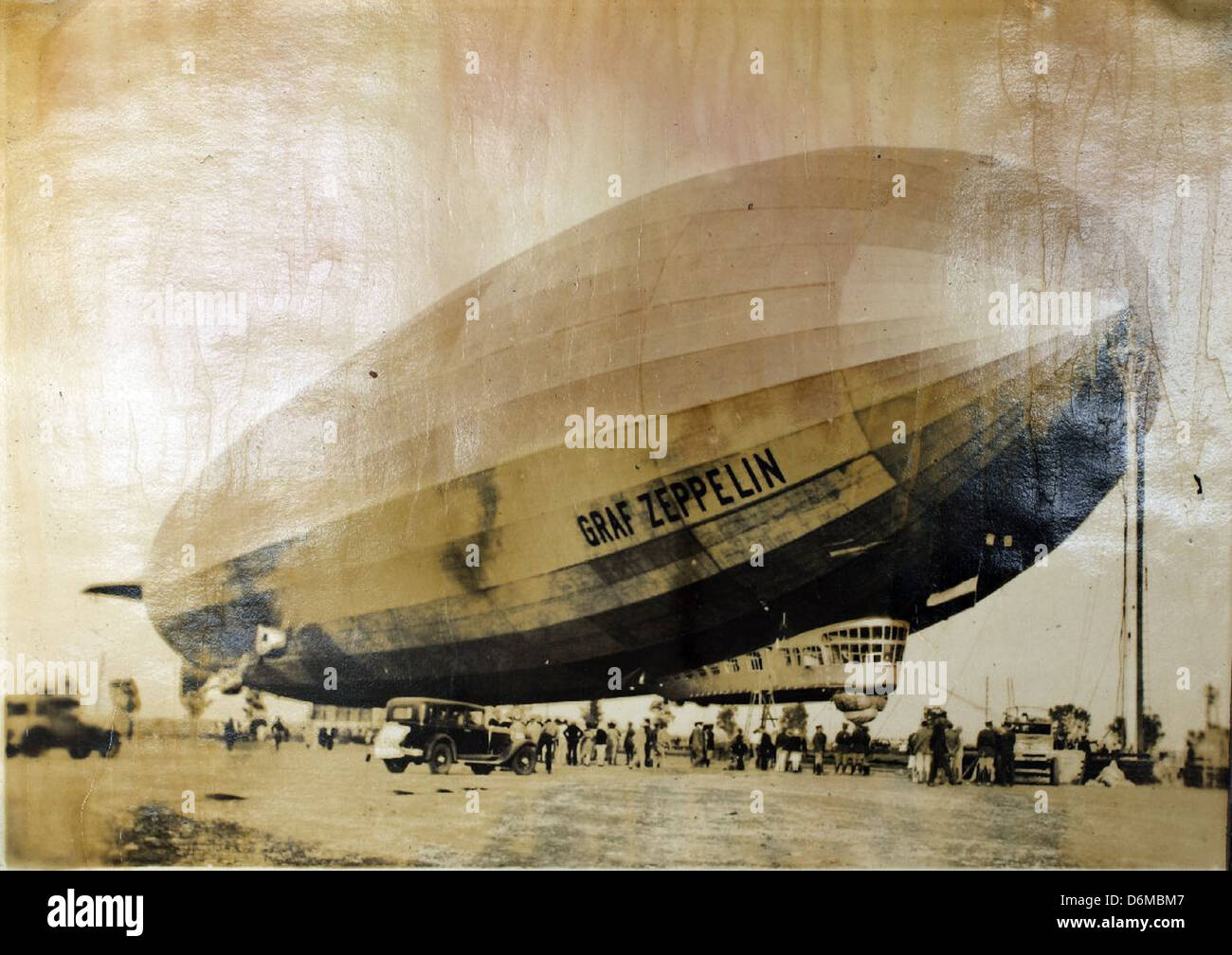 The Graf Zeppelin, a notable German airship, made history with its long ...