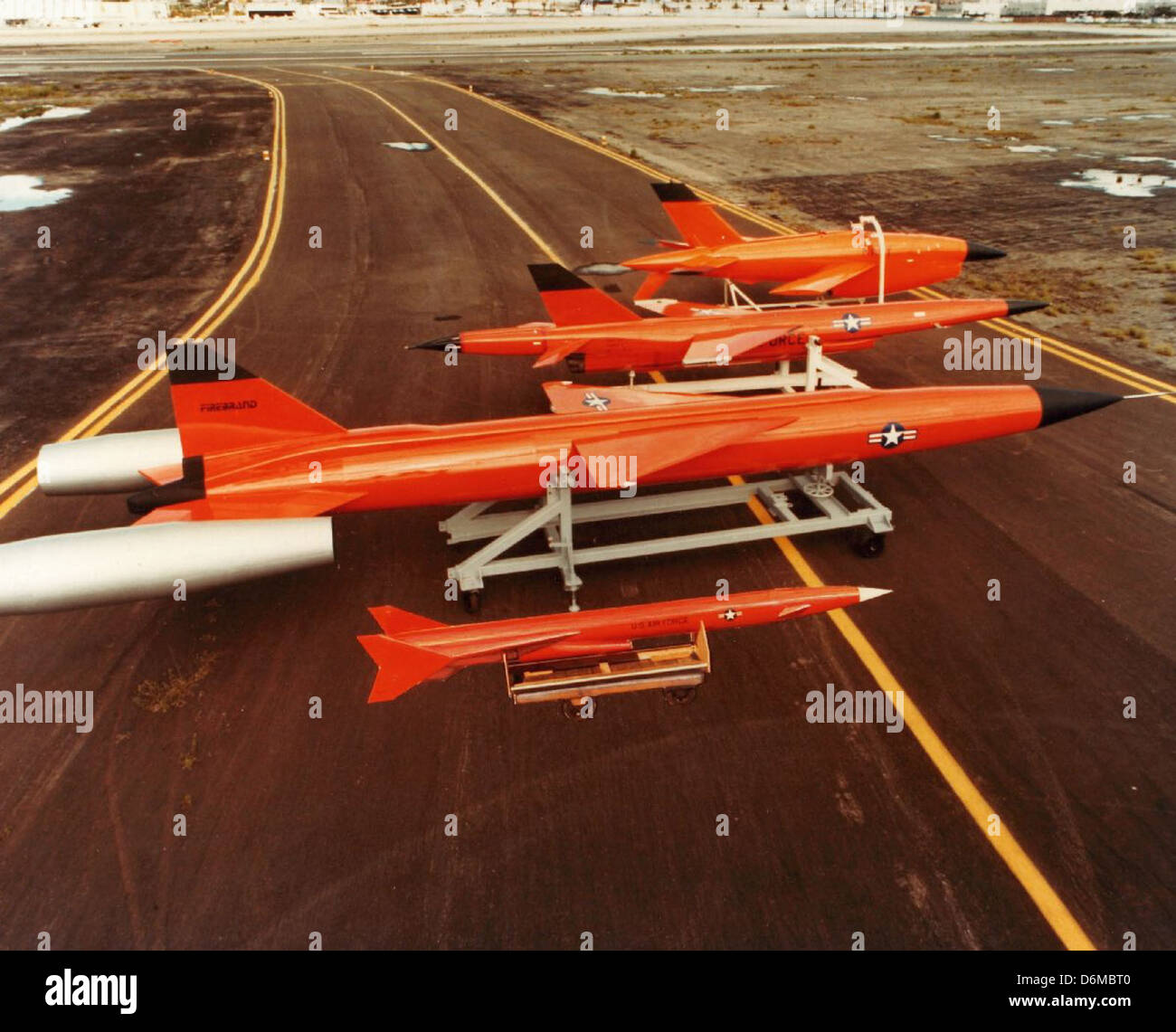 The Firebee, a UAV (Unmanned Aerial Vehicle) developed by Teledyne Ryan ...